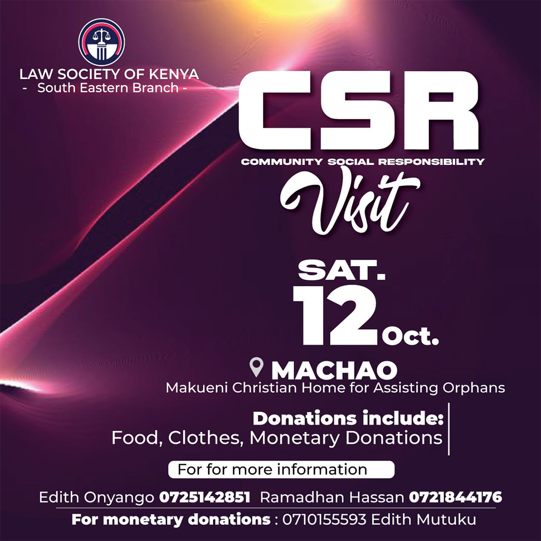 CPD Calendar – Law Society of Kenya, South Earstern Branch